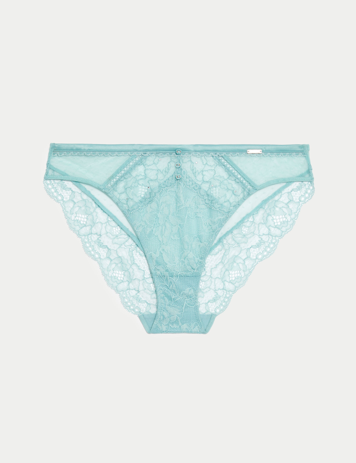 Aster Sparkle Lace High Leg Knickers