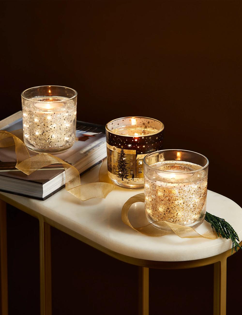 M&s light up candle store
